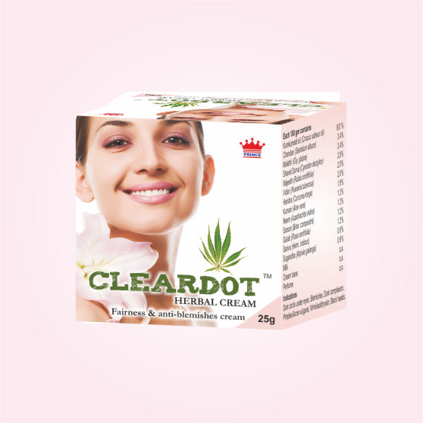 Cleardot Herbal Cream for Anti Wrinkle | Improves Skin Elasticity ...